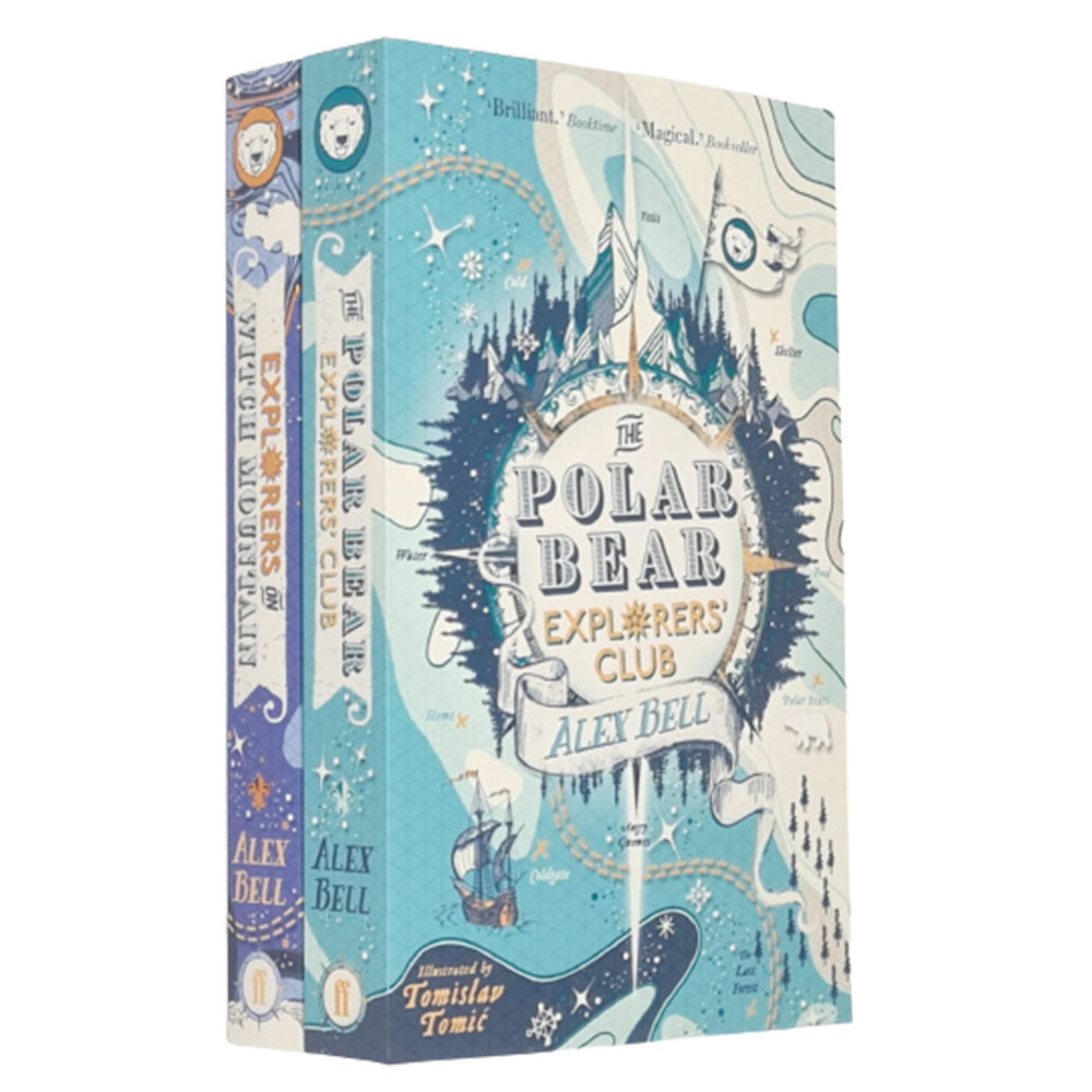 Alex Bell 2 Books Collection Set(The Polar Bear Explorers' Club & Witch ...