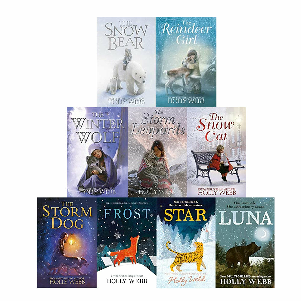 Winter Animal Stories 9 book series set by Holly Webb (The Snow Bear ...