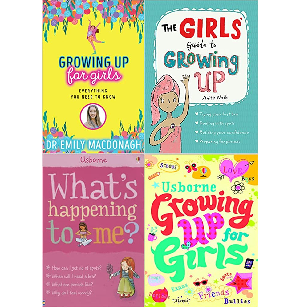Growing Up for Girls Series 4 Books Set(Everything You Need to Know ...