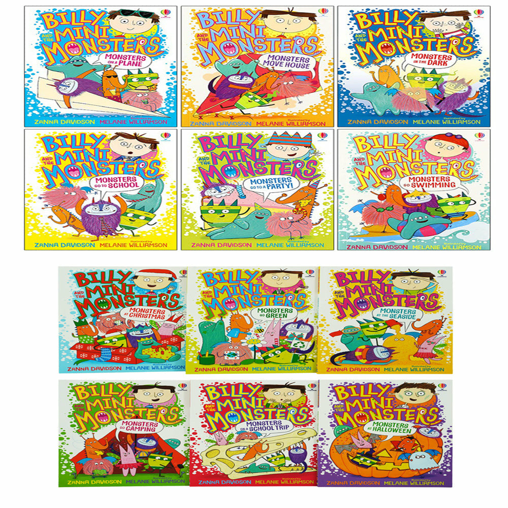 Billy and the Mini Monsters Series Books 1 - 12 Collection Set by Zanna ...