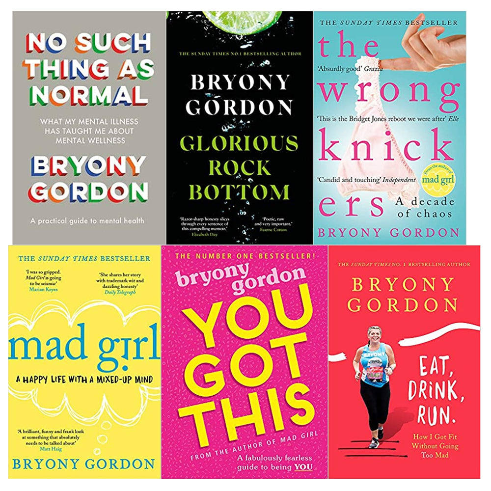 Bryony Gordon 6 Books Collection Set (No Such Thing,Glorious Rock,Wrong ...
