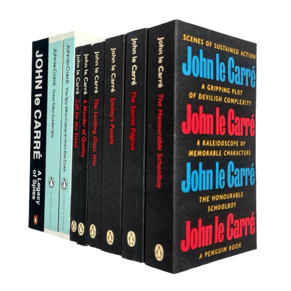 John le Carré 9 Books Collection Set (Murder,Pilgrim,Schoolboy,Smiley ...