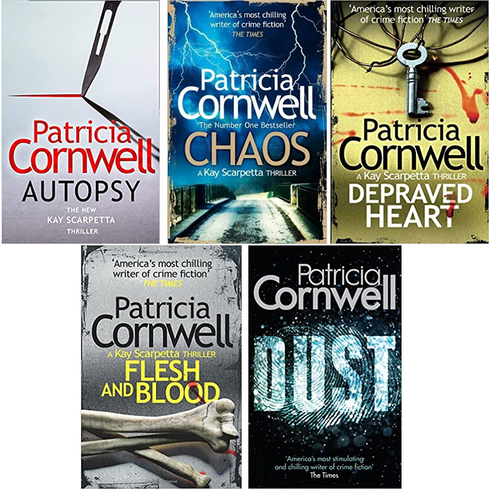 Scarpetta Series By Patricia Cornwell 5 Books Set (Autopsy, Chaos ...