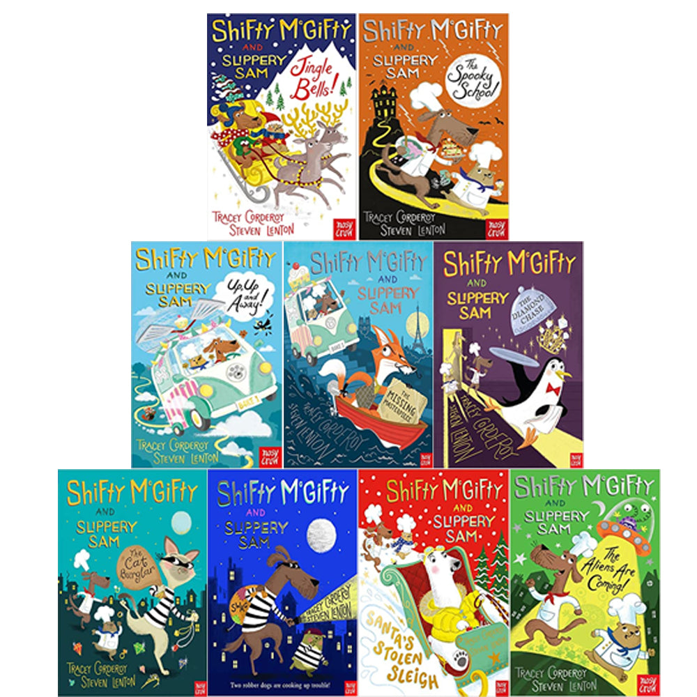 Shifty McGifty and Slippery Sam Collection 9 Books set (The Aliens Are ...