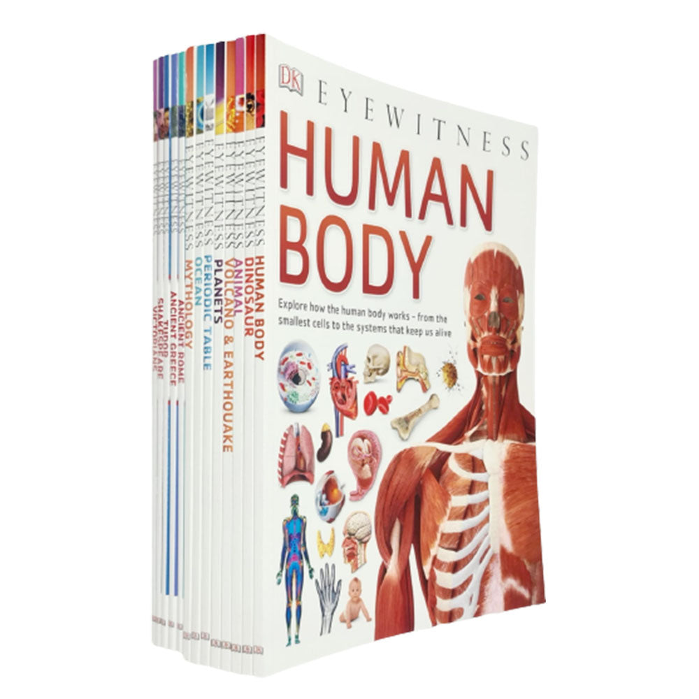 Dk Eyewitness Collection 13 books set Children's Pack Animal, Ancient ...