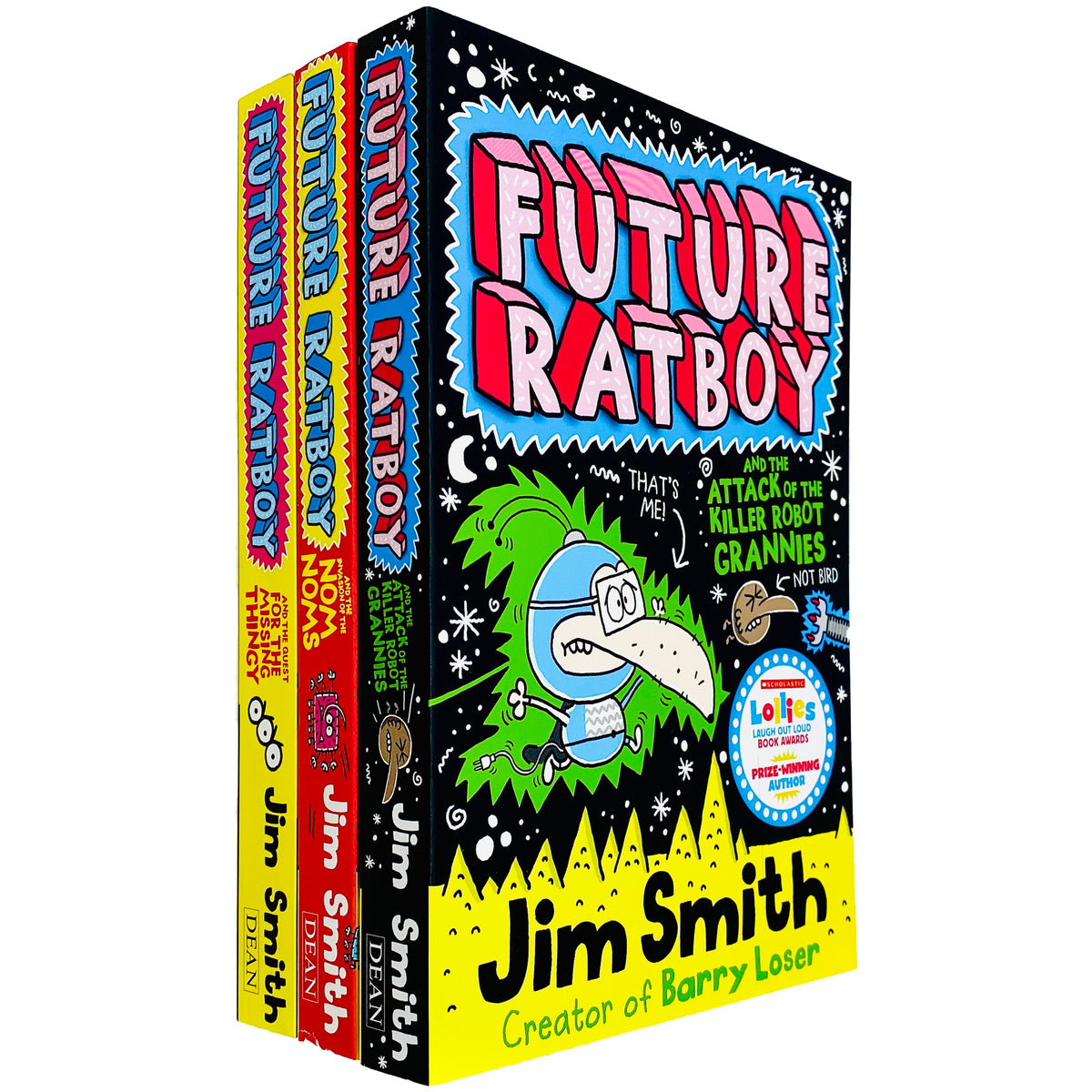 Future Ratboy Series Books 1 - 3 Collection Set by Jim Smith (Attack of ...
