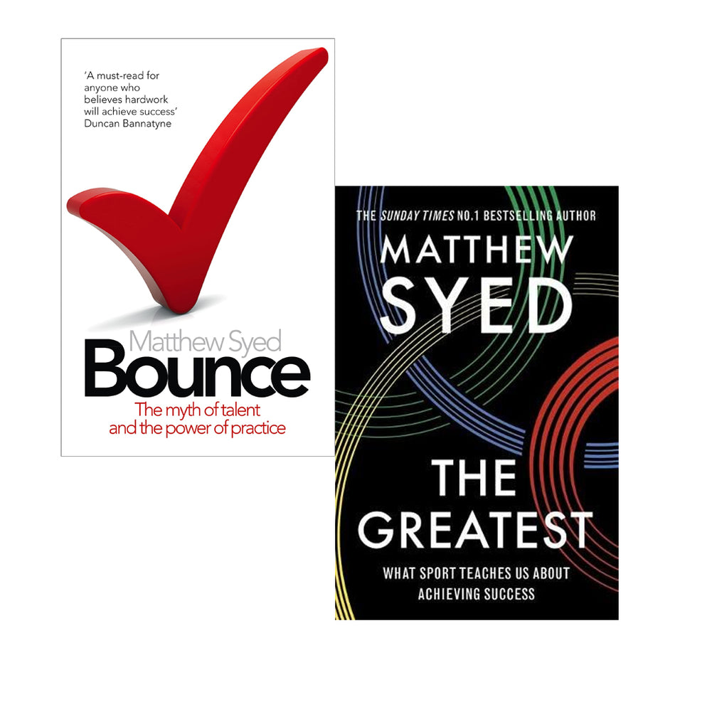 The Greatest & Bounce By Matthew Syed 2 Books Collection Set | The Book ...