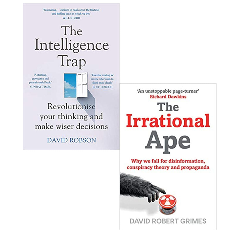 The Intelligence Trap & The Irrational Ape 2 Books Collection Set | The ...