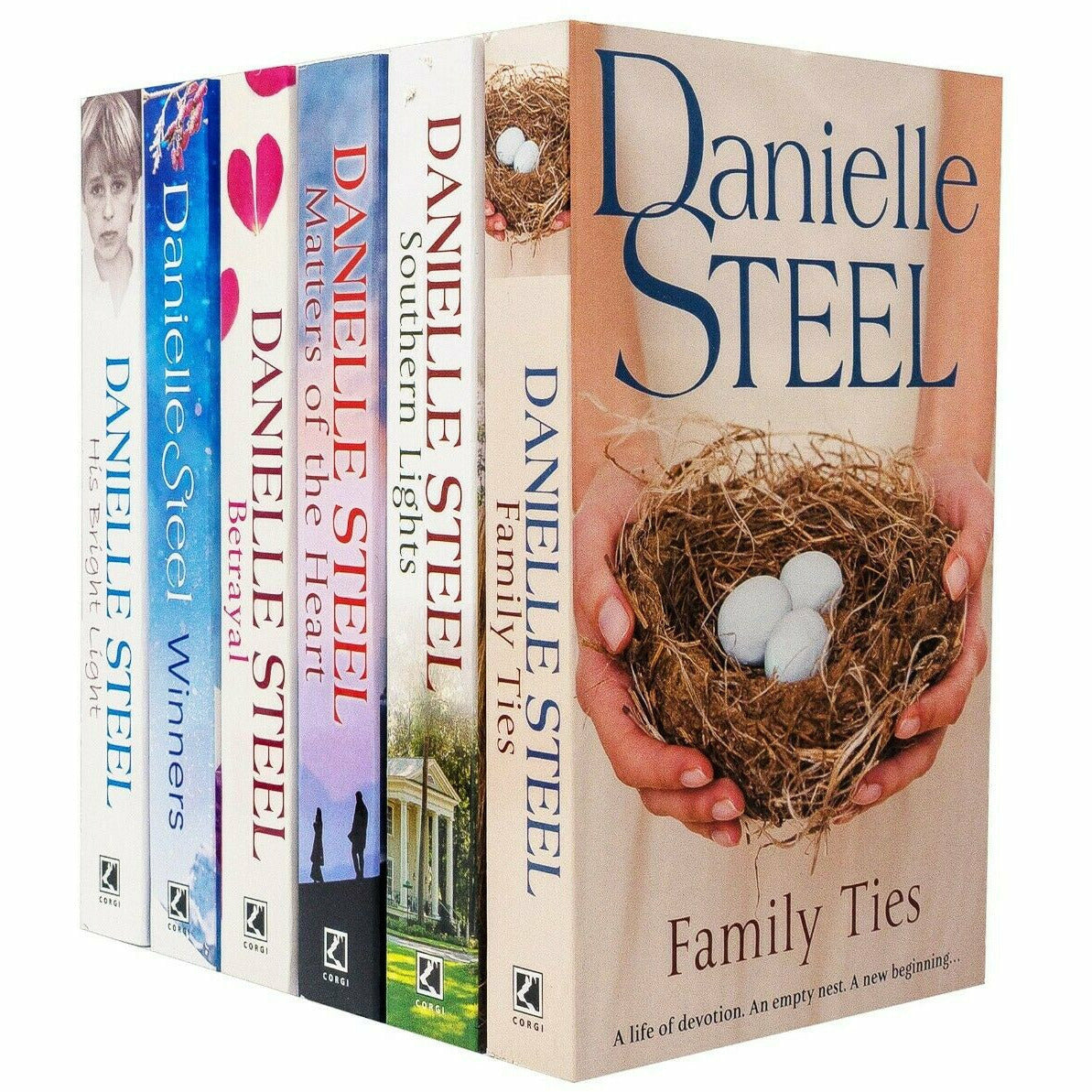 Danielle Steel Series 2 Collection 6 Books Set (Winner, His Bright ...