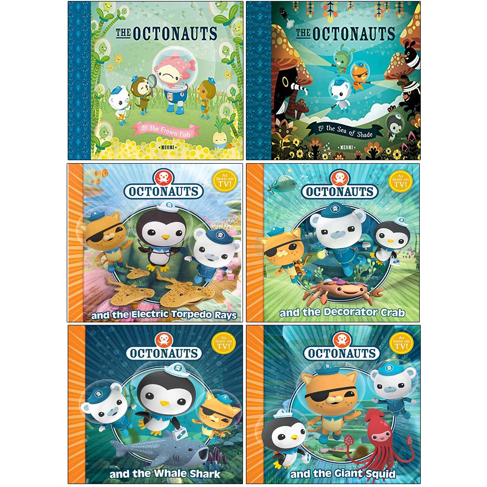 Octonauts 6 Book Collection Set (The Frown Fish, Great Ghost Reef ...