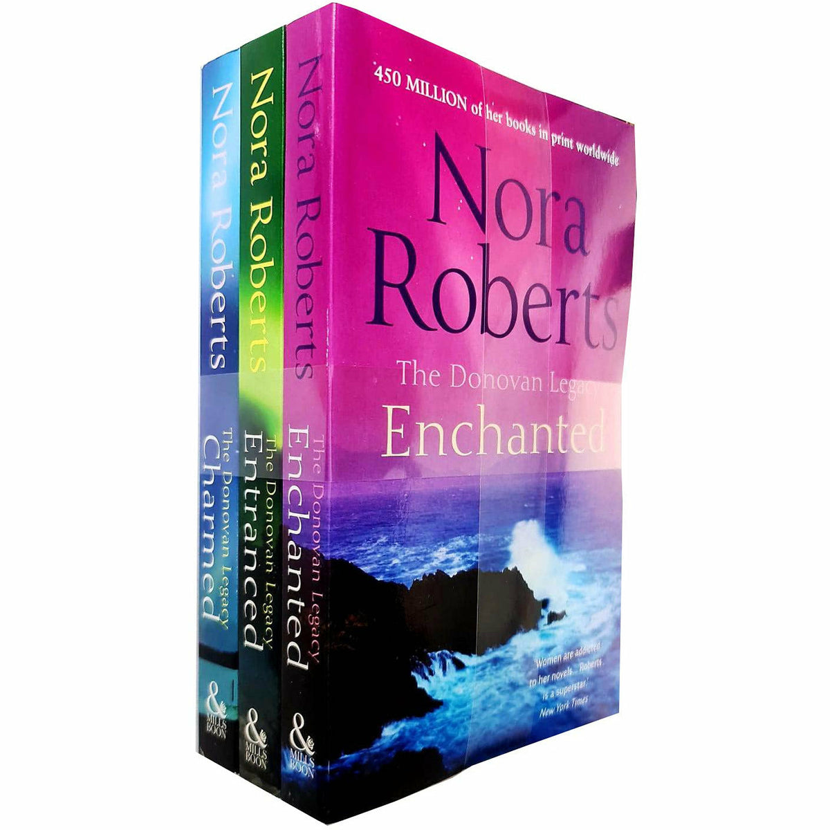Donovan Legacy Series 3 Books Collection Set By Nora Roberts (Entranced, Charmed) | The Book Bundle