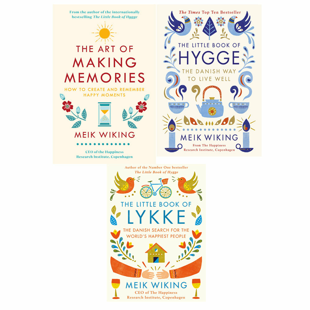 Meik Wiking 3 Books Set (The Art of Making Memories, The Little Book of ...