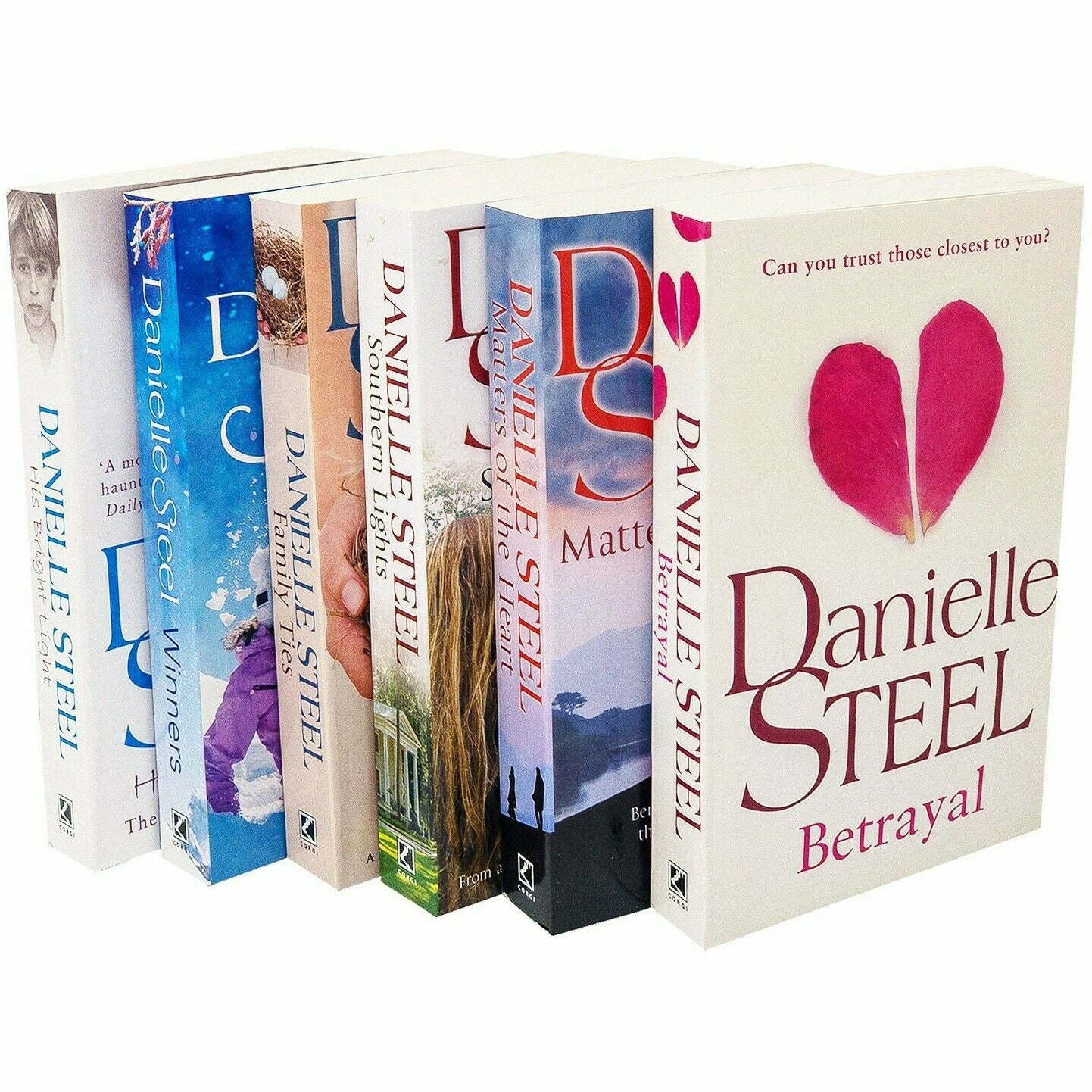Danielle Steel Series 2 Collection 6 Books Set (Winner, His Bright ...
