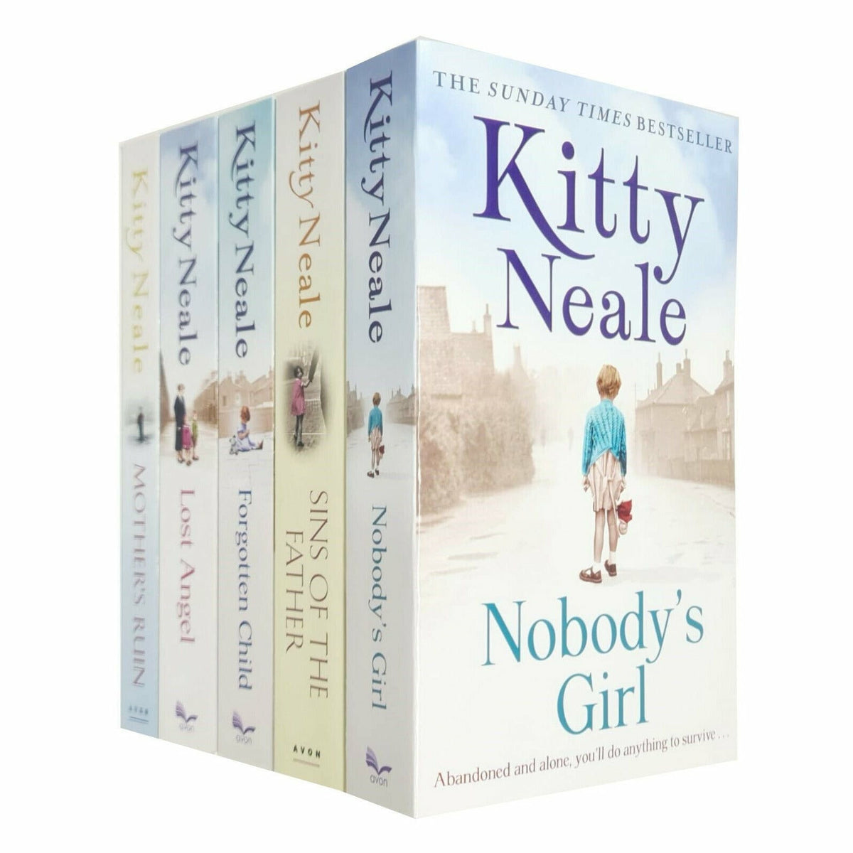 Kitty Neale Collection 5 Books Set Pack Mother’s Ruin, Nobodys Girl ...