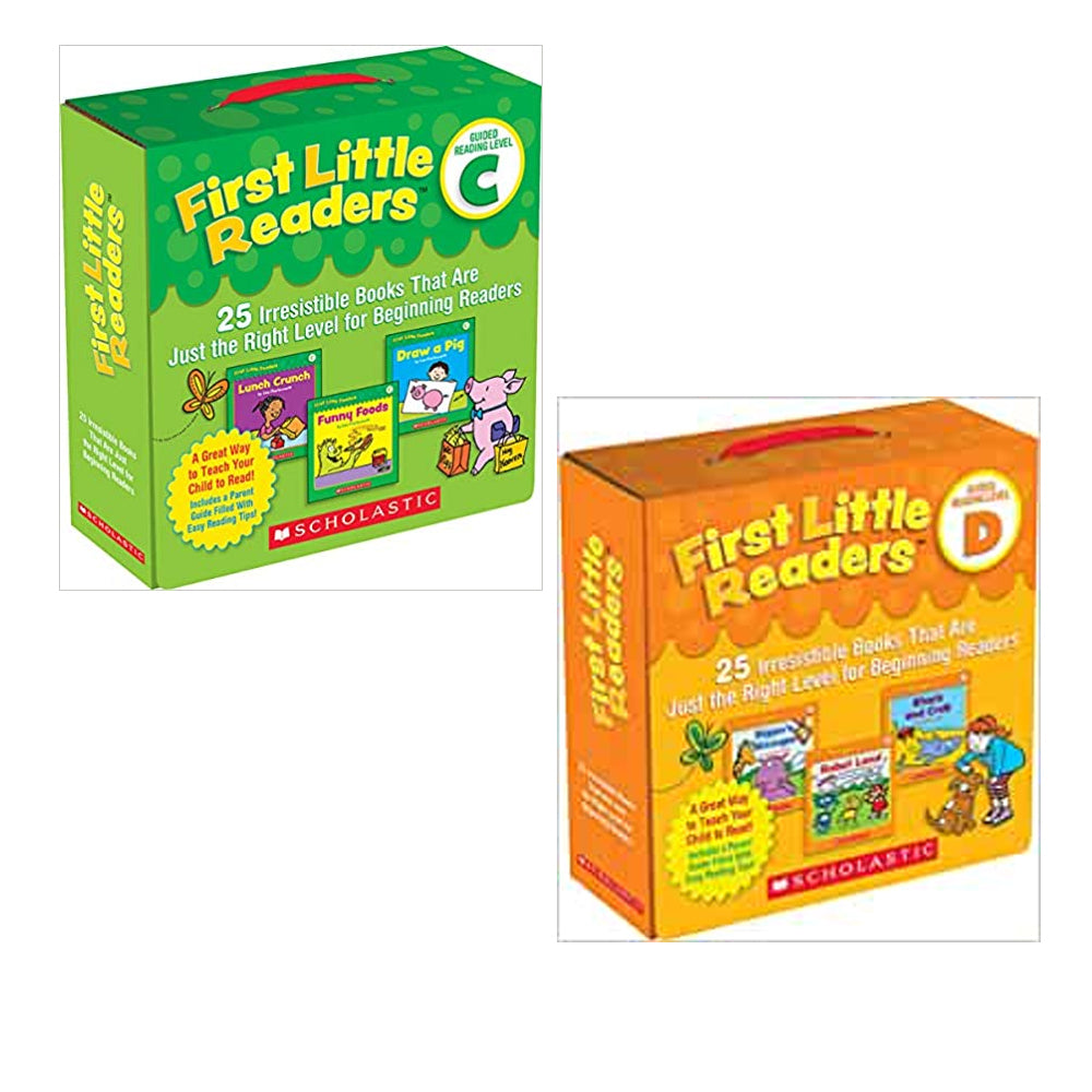 First Little Readers 50 Book Set C And D Levels — The Book Bundle