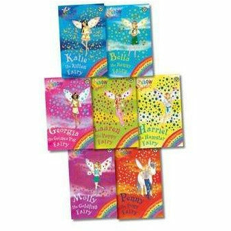 Rainbow Magic Series 5 Pet Keeper Fairies Collection 7 Books Pack Set ...