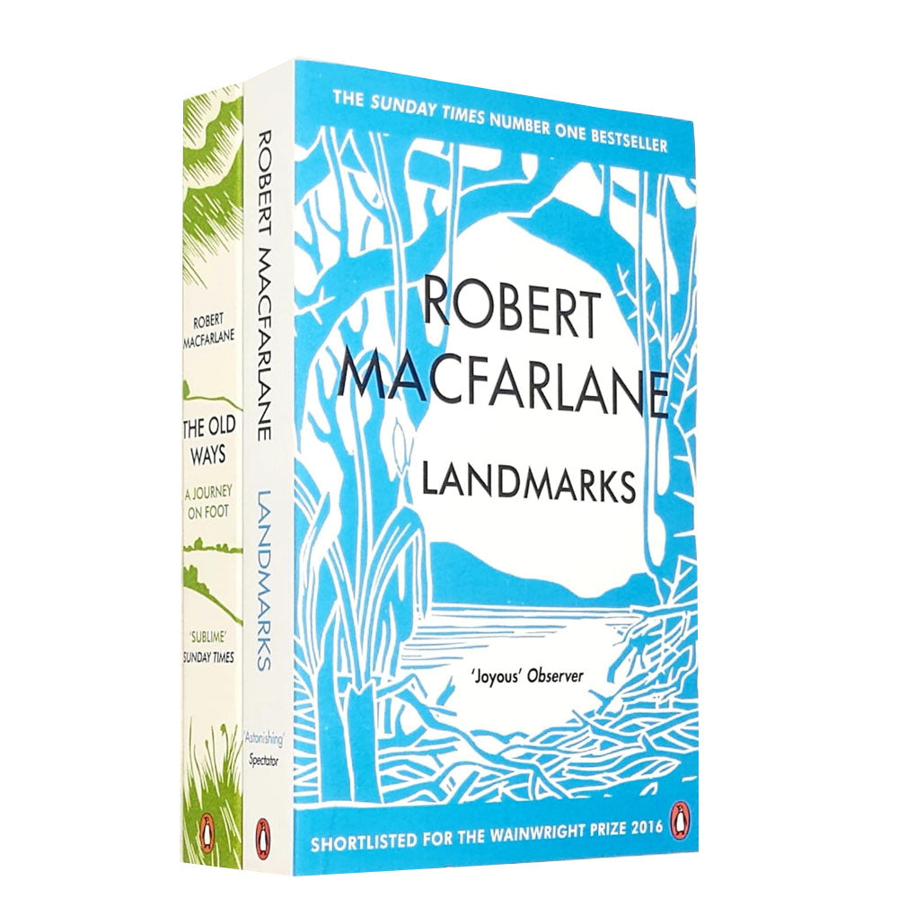 Robert Macfarlane 2 Books Collection Set ( Landmarks, The Old Ways) | The Book Bundle