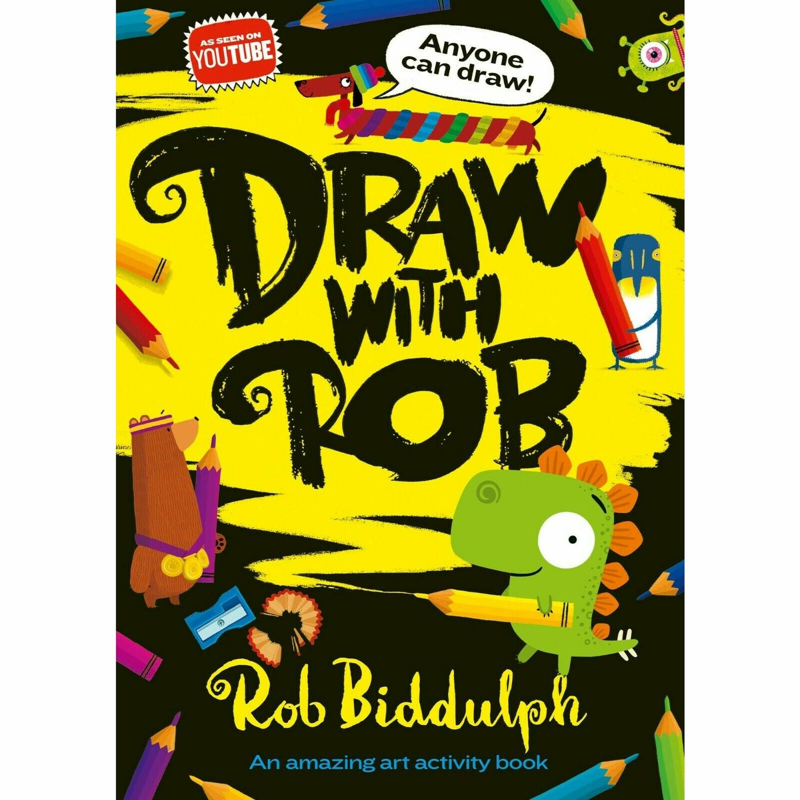Draw With Rob Biddulph 3 books collection Set Build a Story, Rob at ...