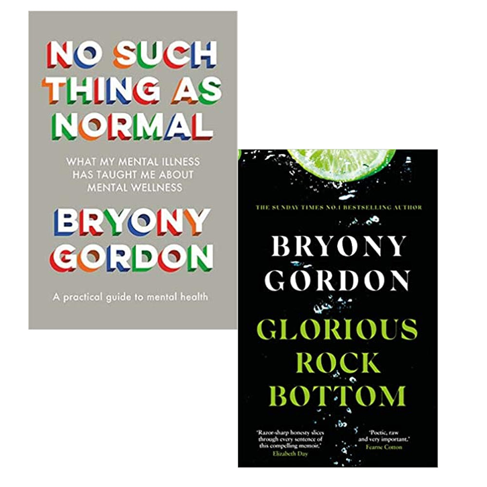 Bryony Gordon 2 Books Collection Set (No Such Thing as Normal,Glorious ...