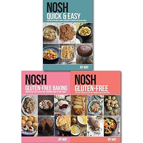 Nosh Quick & Easy Gluten-Free Recipes Cookbook Collection 3 Books Set ...