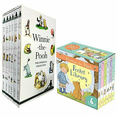 Winnie-the-Pooh The Complete Fiction and Pocket Library [Board book ...