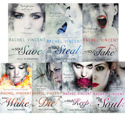 Rachel Vincent Soul Screamers Series 7 Books Collection Set | The Book ...