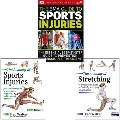Guide Collection 3 Book Set Pack (The Anatomy of Stretching, The ...
