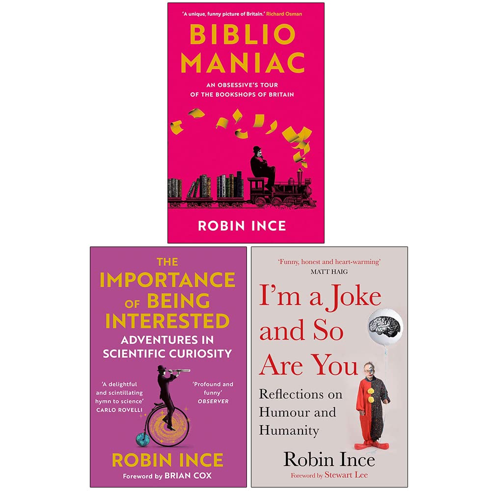 Robin Ince Collection 3 Books Set (Bibliomaniac) | The Book Bundle