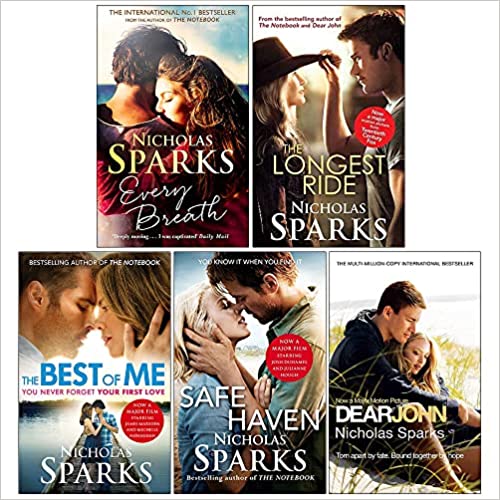 Nicholas Sparks Collection 5 Book Set Series-3 (Every Breath, Longest Ride, Best Of Me) | The ...