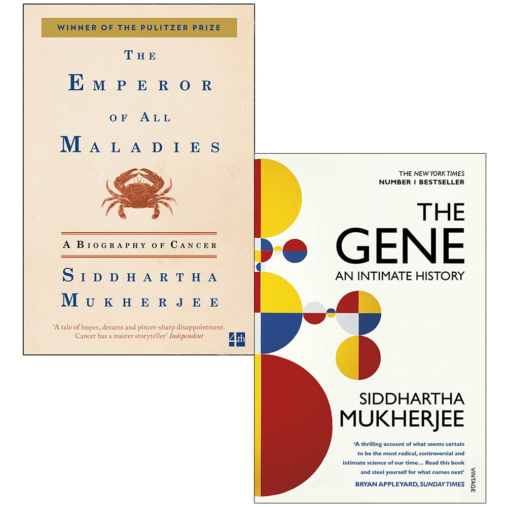 Siddhartha Mukherjee Collection 2 Books Set (The Emperor of All Maladi ...