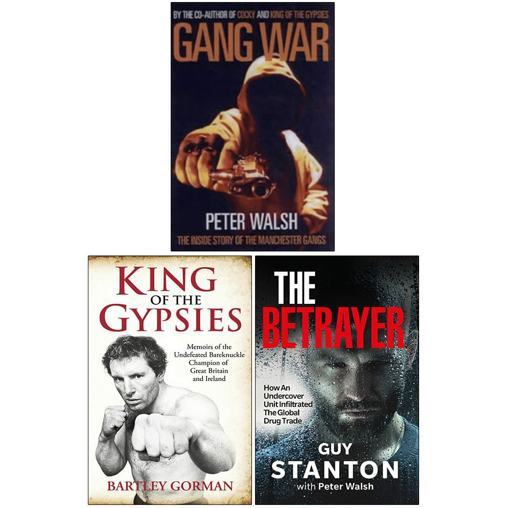 Peter Walsh Collection 3 Books Set (Gang War, King Of The Gypsies, The ...