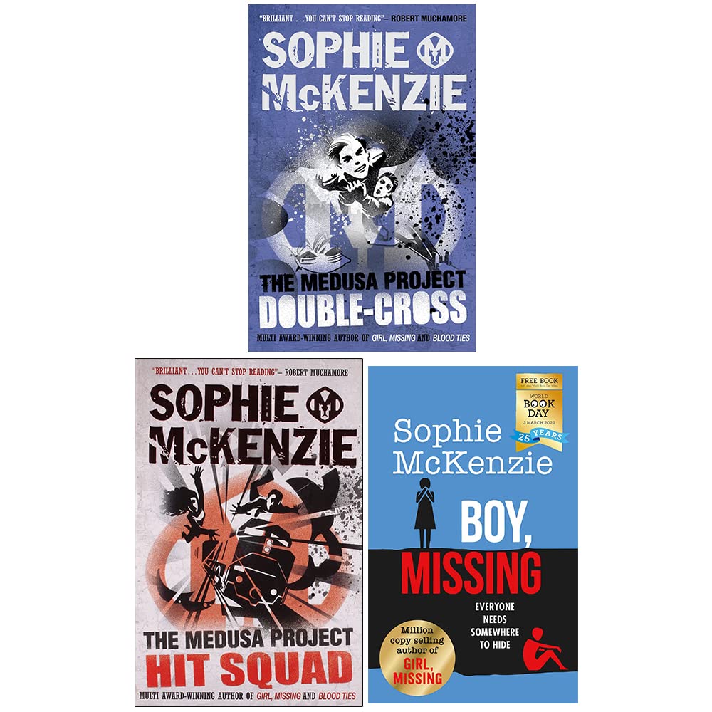 Sophie McKenzie Collection 3 Books Set (The Medusa Project Double-Cross ...