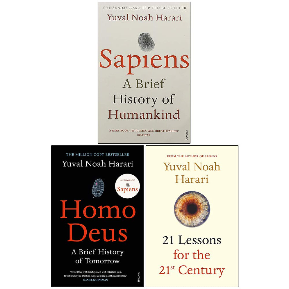 Yuval Noah Harari Collection 3 Books Set | The Book Bundle
