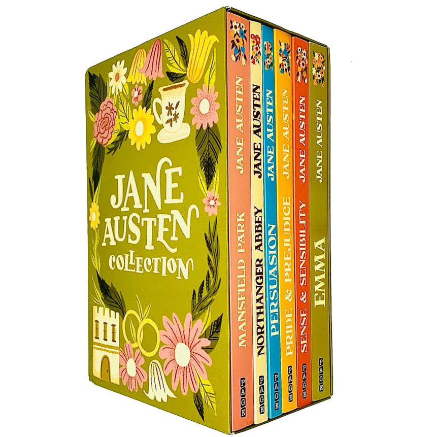 Jane Austen Collection 6 Books Set (Mansfield Park, Northanger Abbey ...