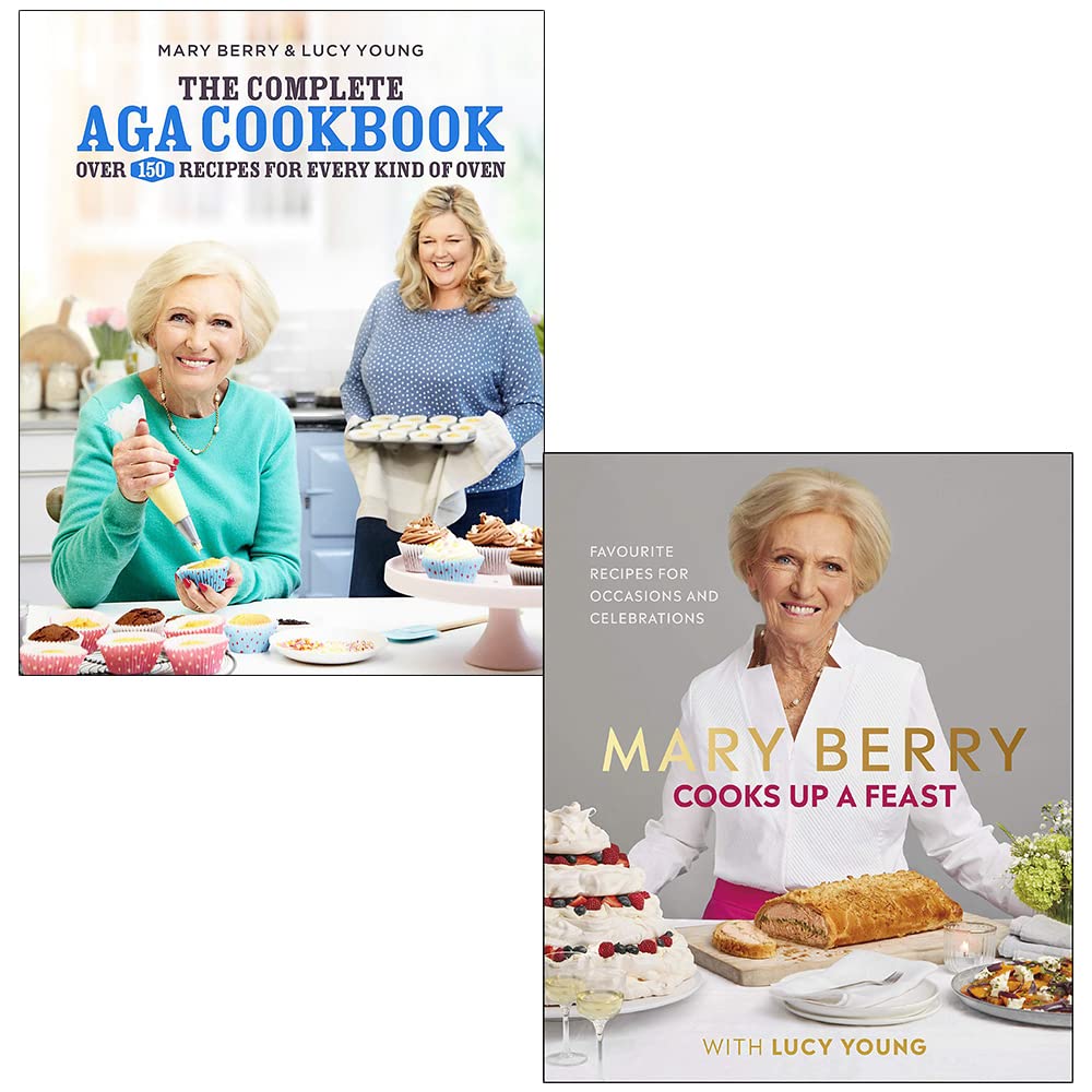 The Complete Aga Cookbook & Mary Berry Cooks Up A Feast 2 Books Collec ...