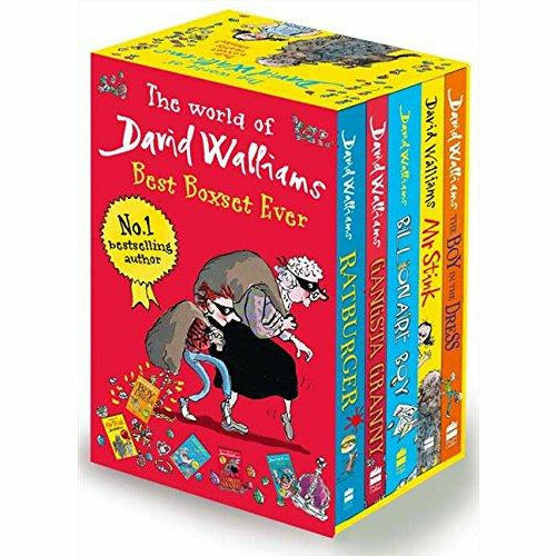The World of David Walliams Best Boxset Ever 5 Books Collection Set (R ...