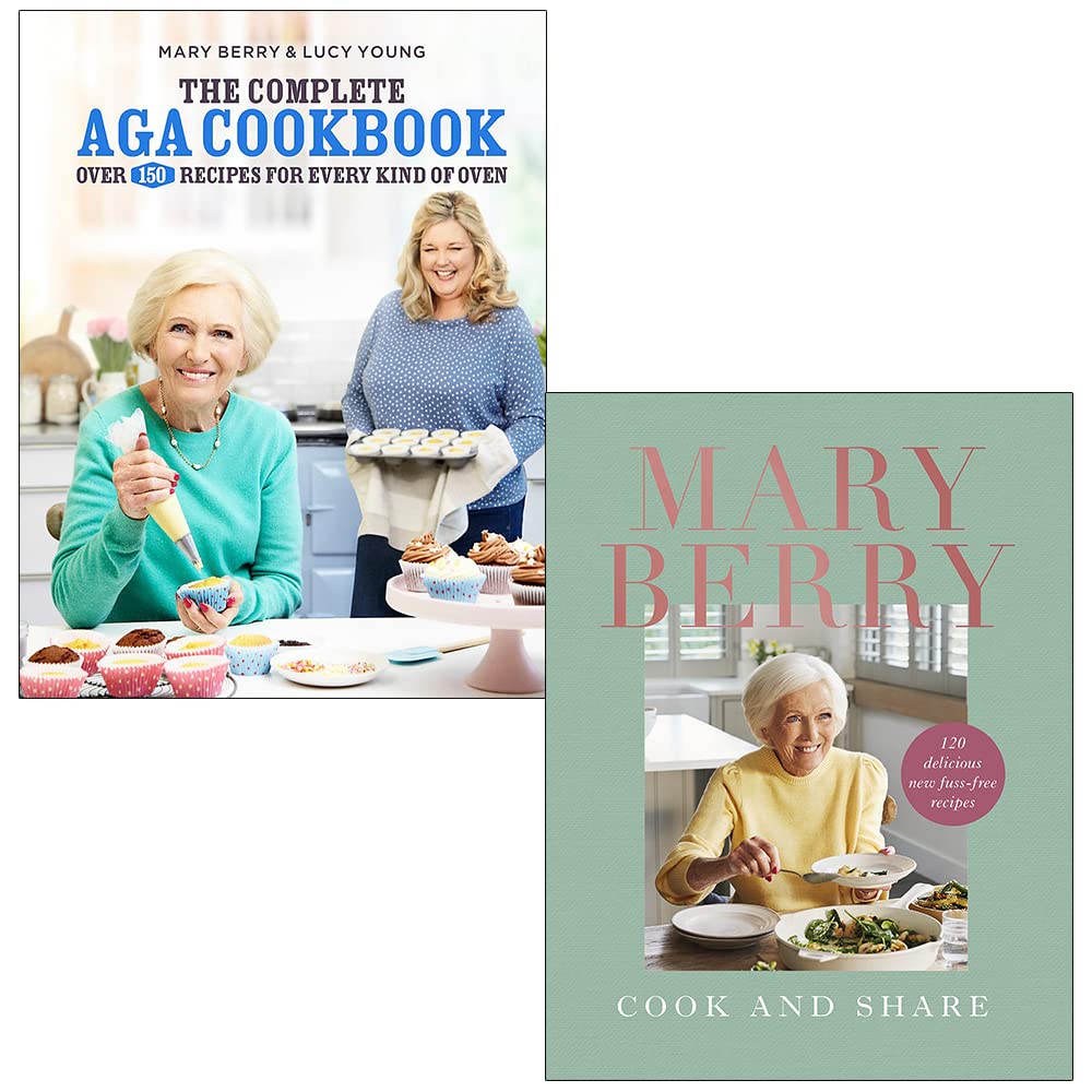 Mary Berry 2 Books Collection Set (The Complete Aga Cookbook & Cook and ...