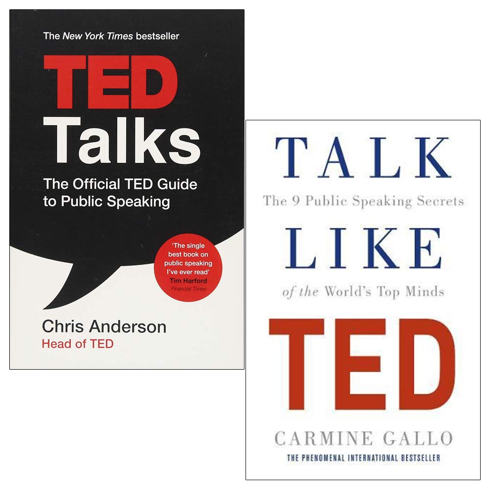 Ted Talks and Talk Like TED 2 Books Collection set (TED Talks ,Talk ...