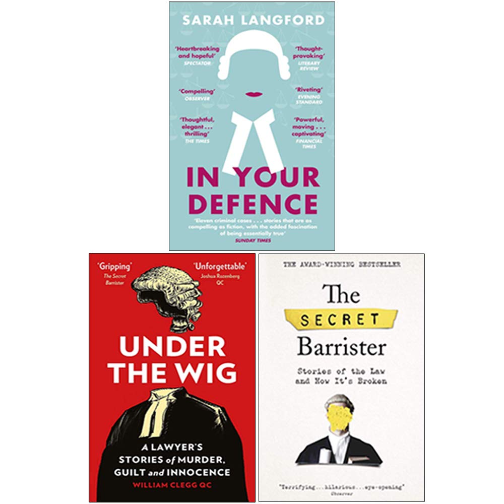 In Your Defence, Under the Wig, The Secret Barrister 3 Books Collectio ...