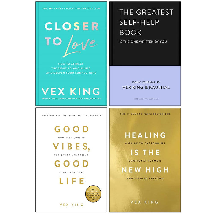 Vex King Collection 4 Books Set Good Vibes, Good Life,Greatest Self ...