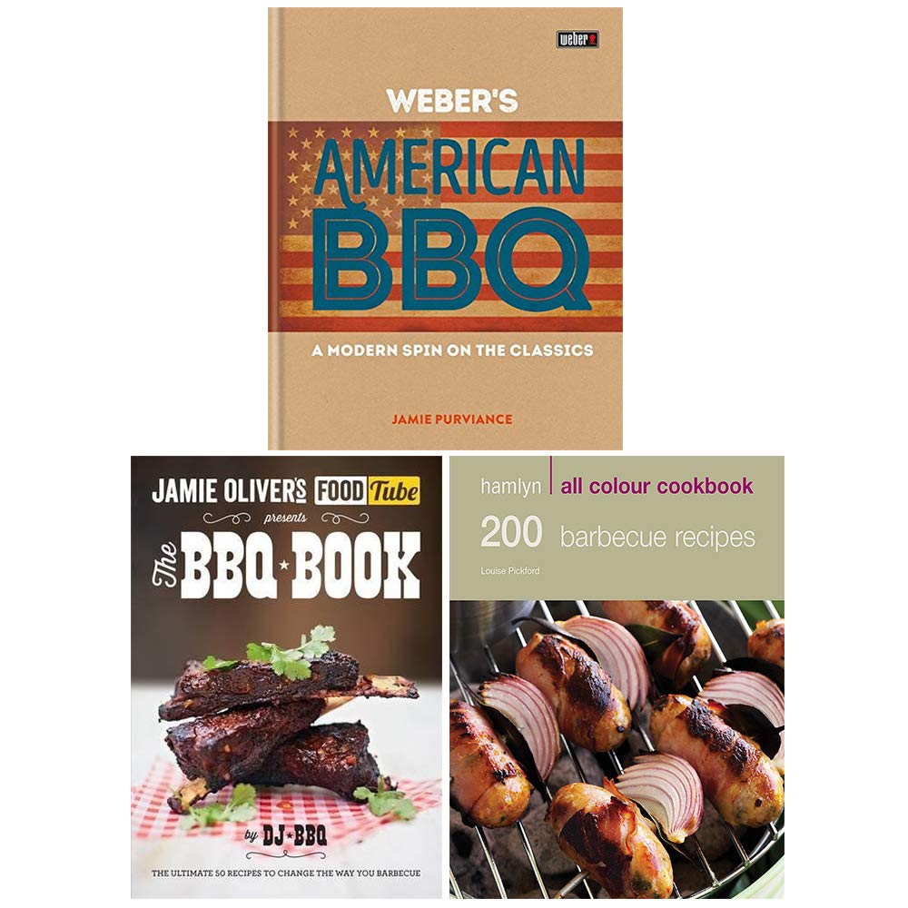 Weber's American Barbecue Jamies Food Tube 3 Book Set Now — The Book Bundle