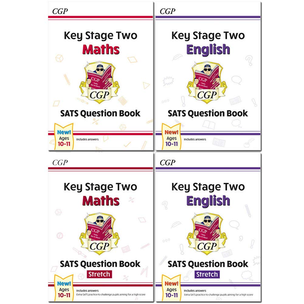 KS2 Maths SATS KS2 English SATS 4 Book Set — The Book Bundle