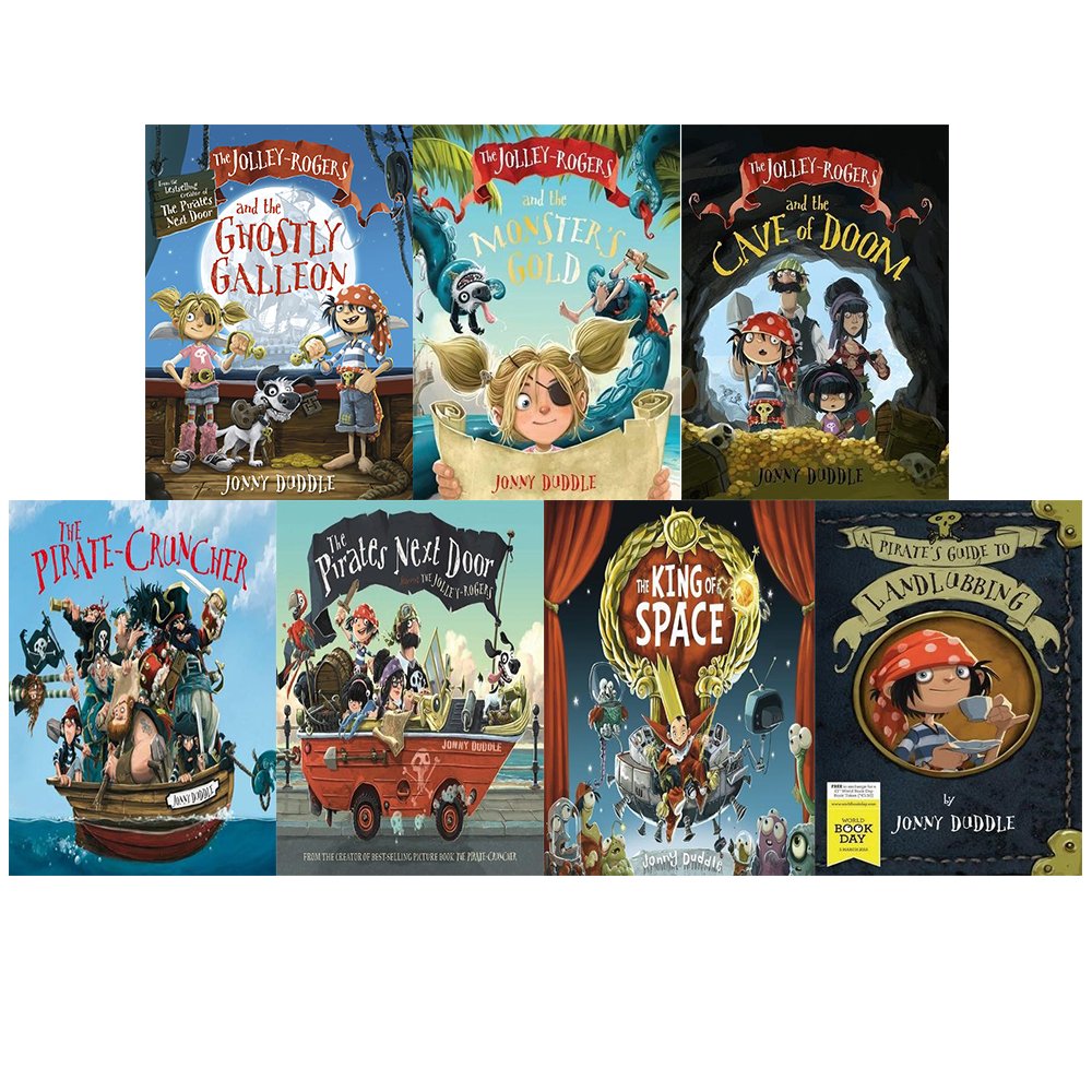 Jonny Duddle Jolley Roggers The Pirates Series Collection 7 Books Set ...