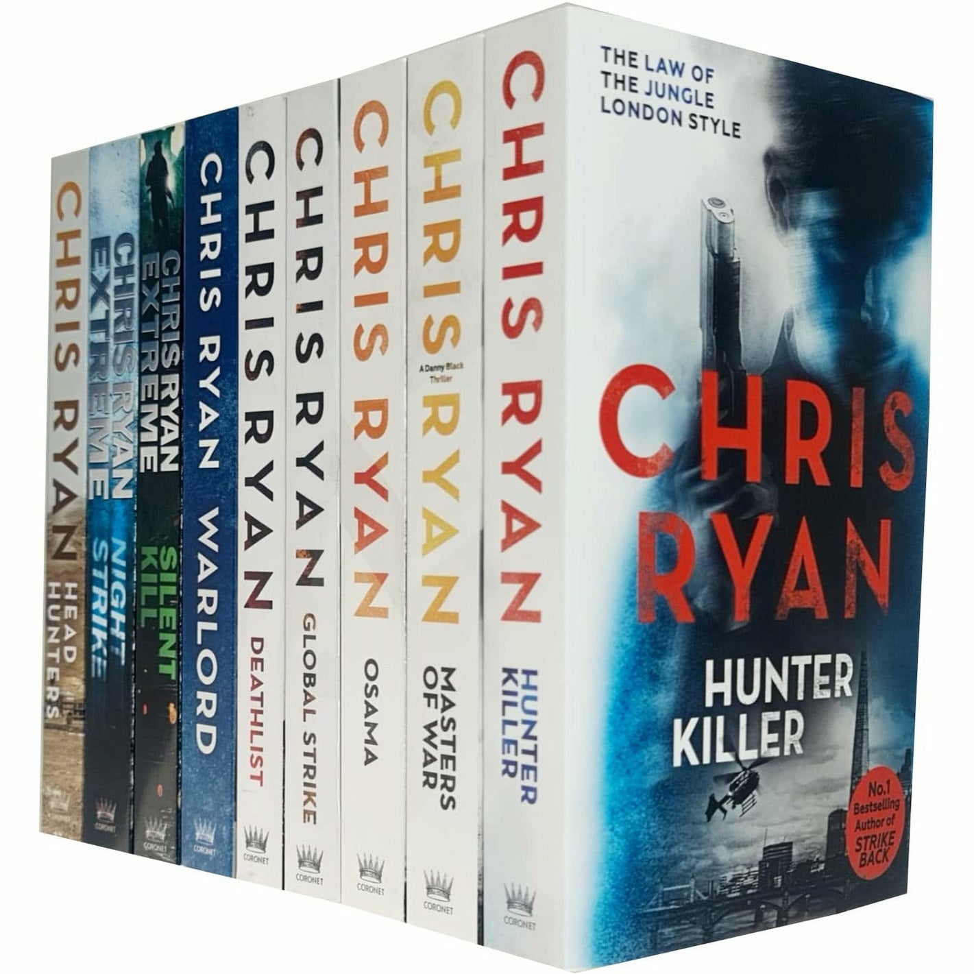 Chris Ryan Collection 9 Books Set (Hunter Killer, Masters of War, Osama ...