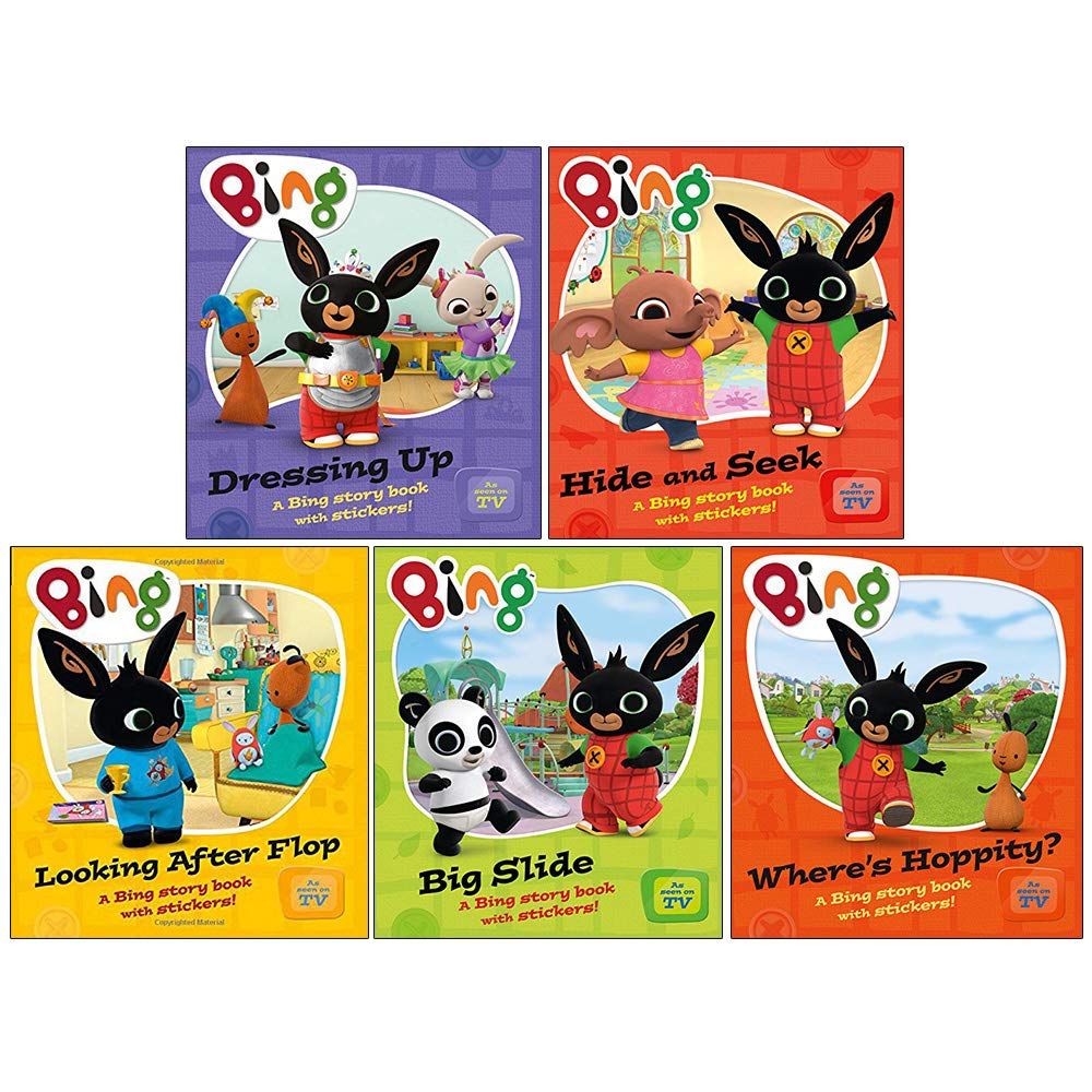 Bing Children Story 5 Books Collection Pack Set (Dressing-Up,Bing-Hide ...