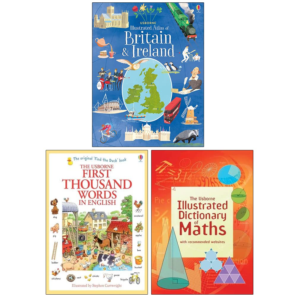 Usborne Illustrated Atlas of Britain and Ireland [Hardcover], First Th ...