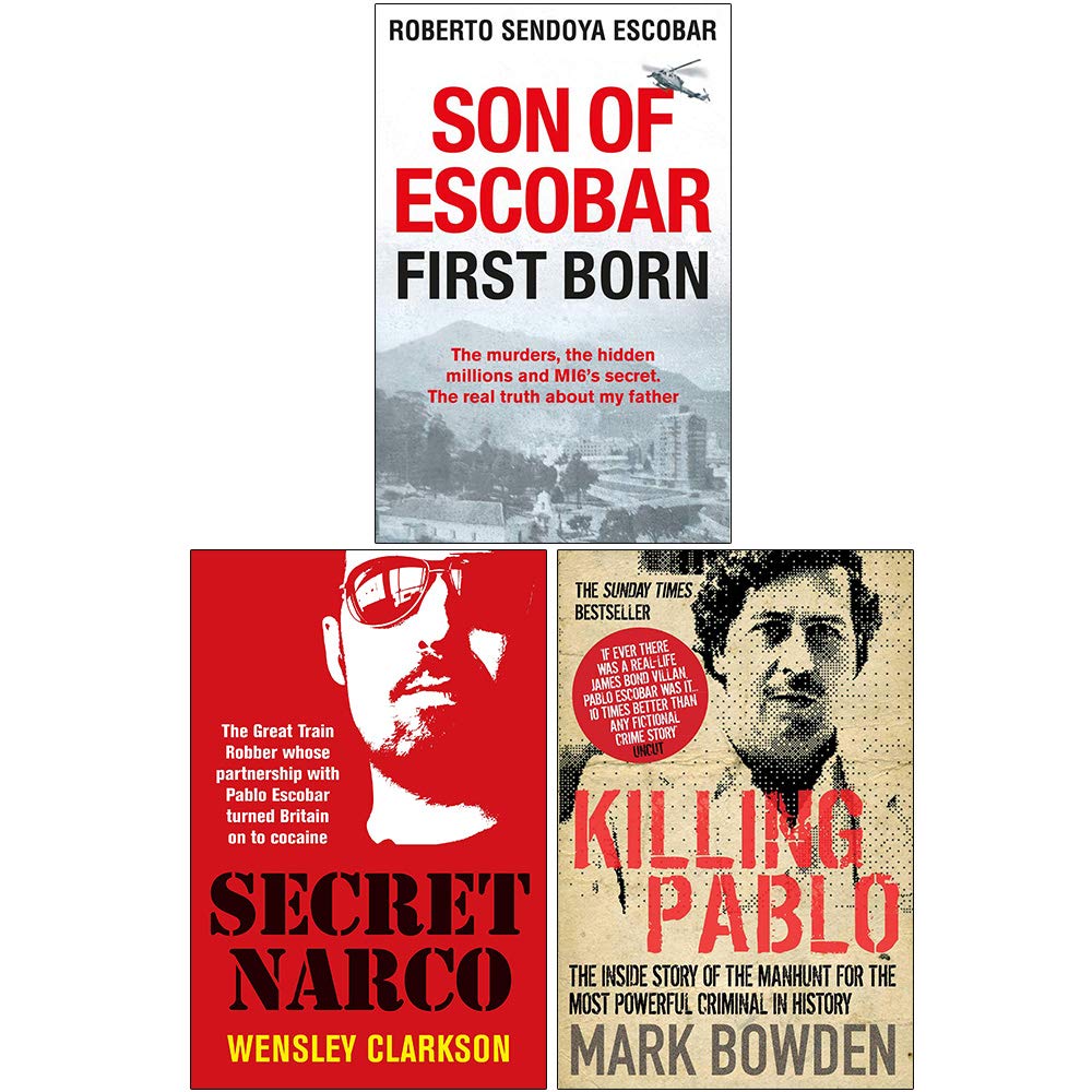 Son of Escobar First Born, Secret Narco, Killing Pablo 3 Books ...