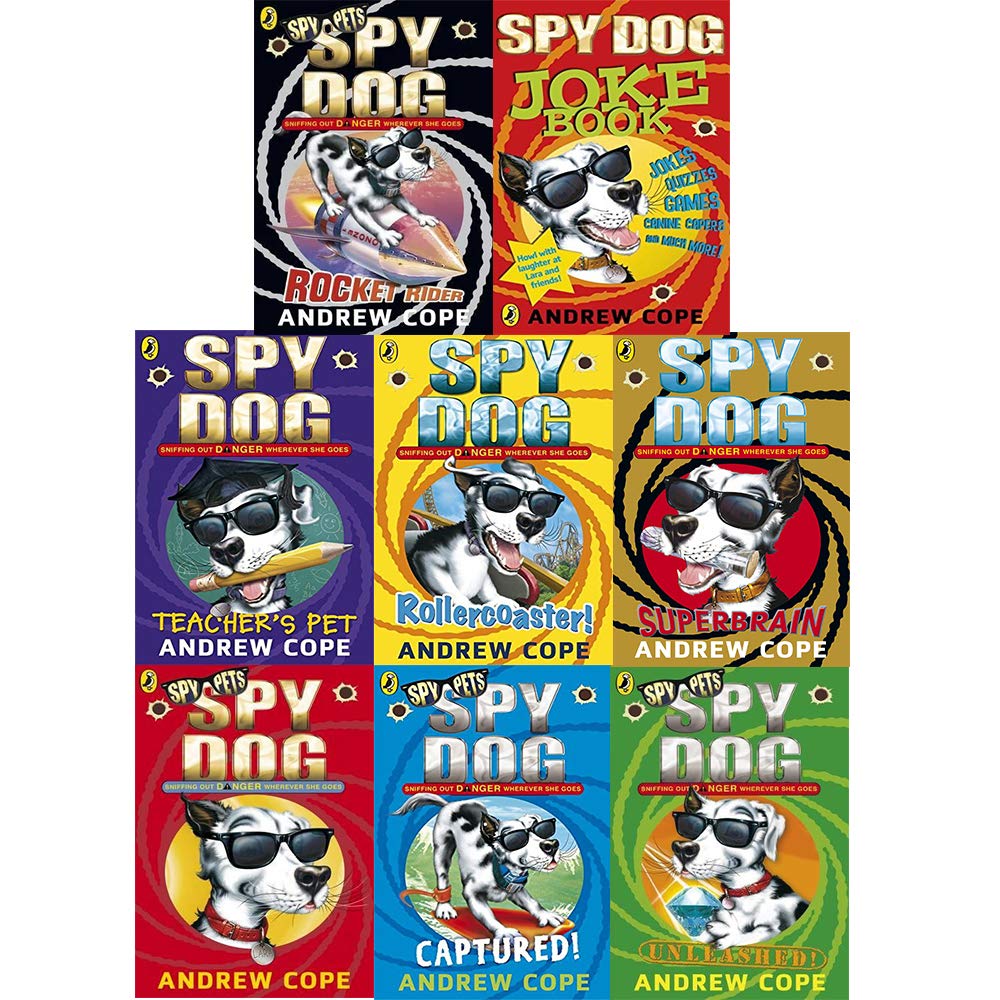 Spy Dog Collection 8 books set(Spy Dog,Captured,Unleashed,Superbra,Roc ...