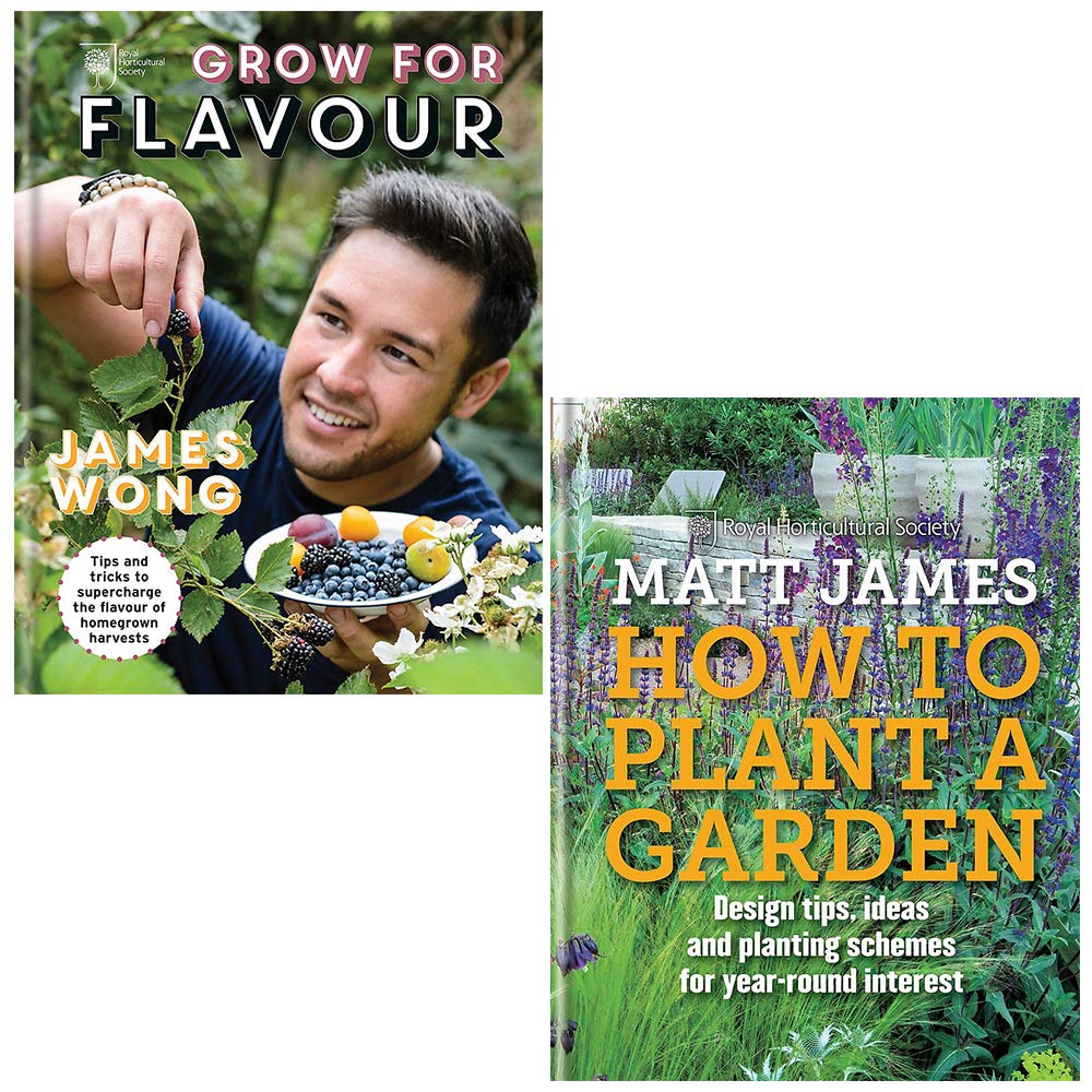 RHS Grow for Flavour [Hardcover], RHS How to Plant a Garden 2 Books ...