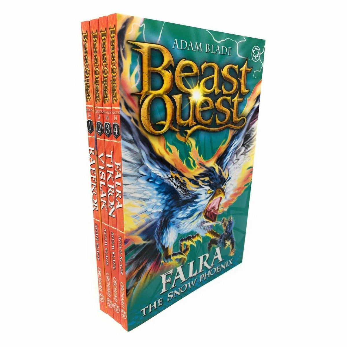 Beast Quest Series 14 4 Books Collection Set by Adam Blade - Ages 7-9 ...